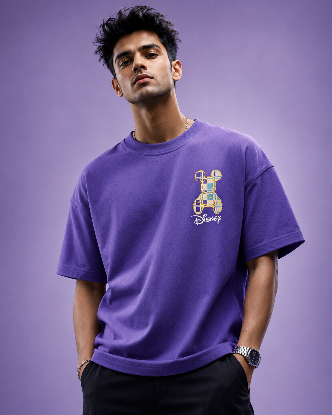 Royal Chaos Oversized Drop Shoulder T-Shirt | Premium Streetwear Tee ...